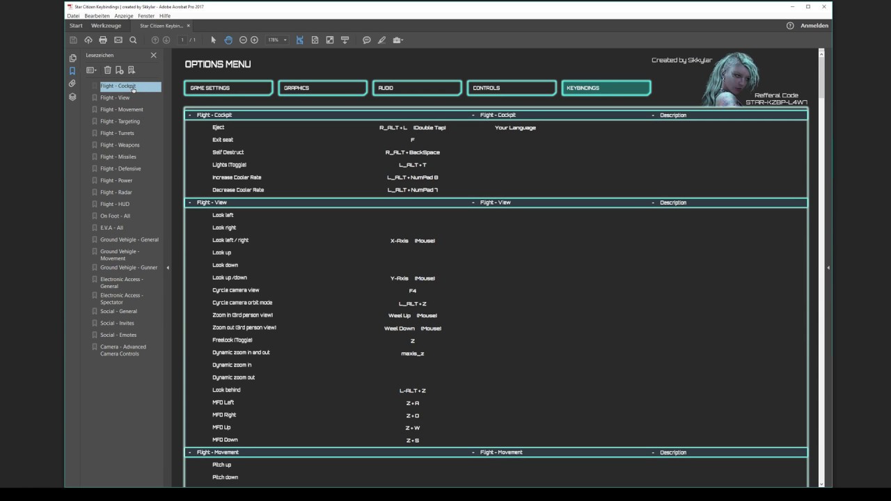 Star Citizen Keybindings Youtube