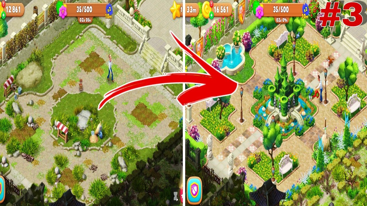 Garden Scapes Game Third Garden Complete 😍 This Is So Beautiful Garden ...