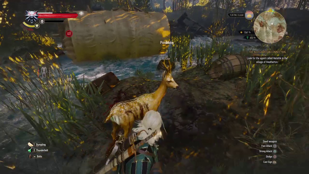 The Witcher 3: Wild Hunt_tough deer - YouTube