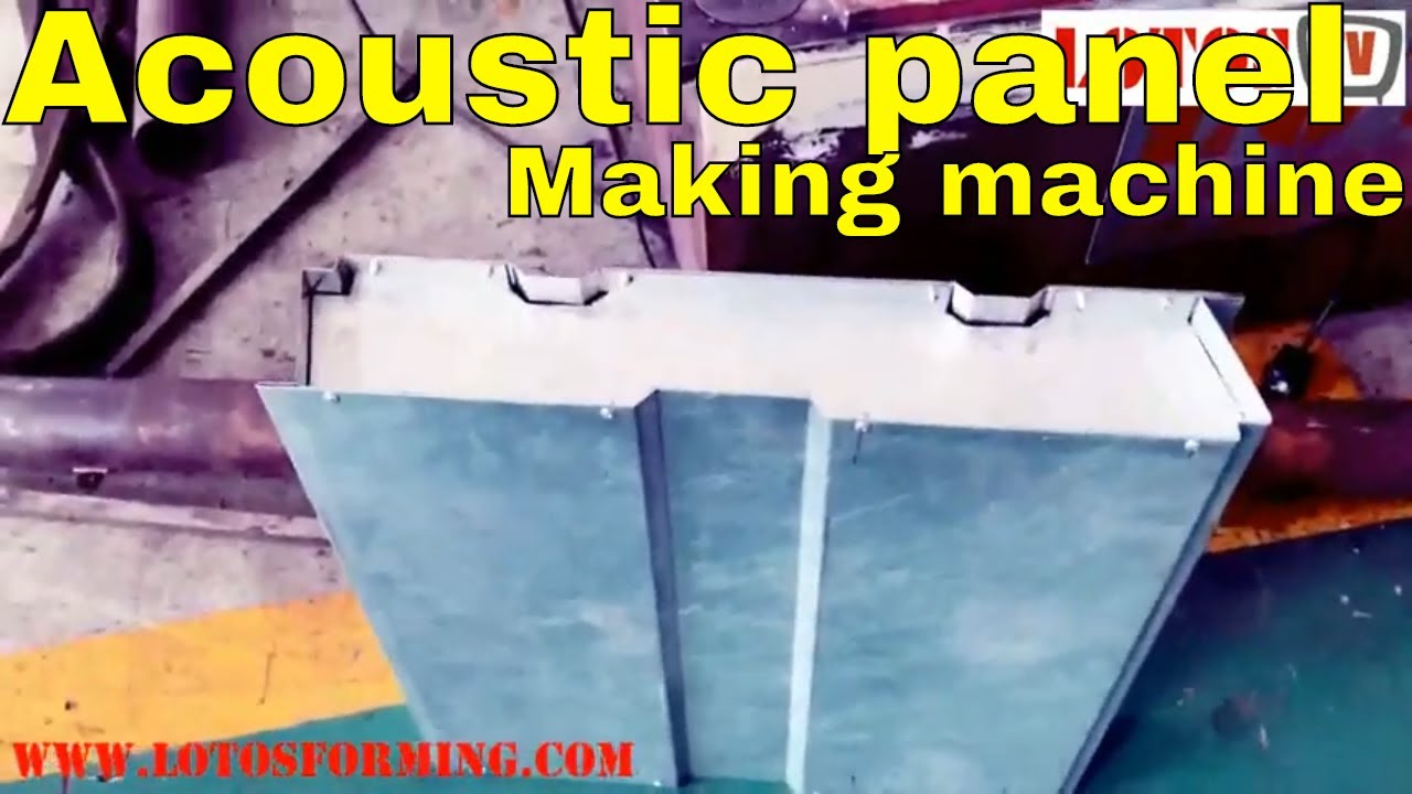 【Acoustic panel making machine】: Sound Barrier panel machine " CASSETTE ...