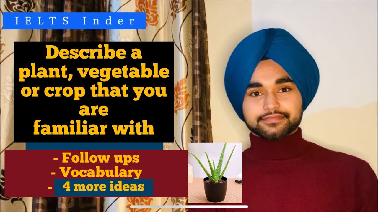 Describe a plant, vegetable or crop that you arefamiliar with ...