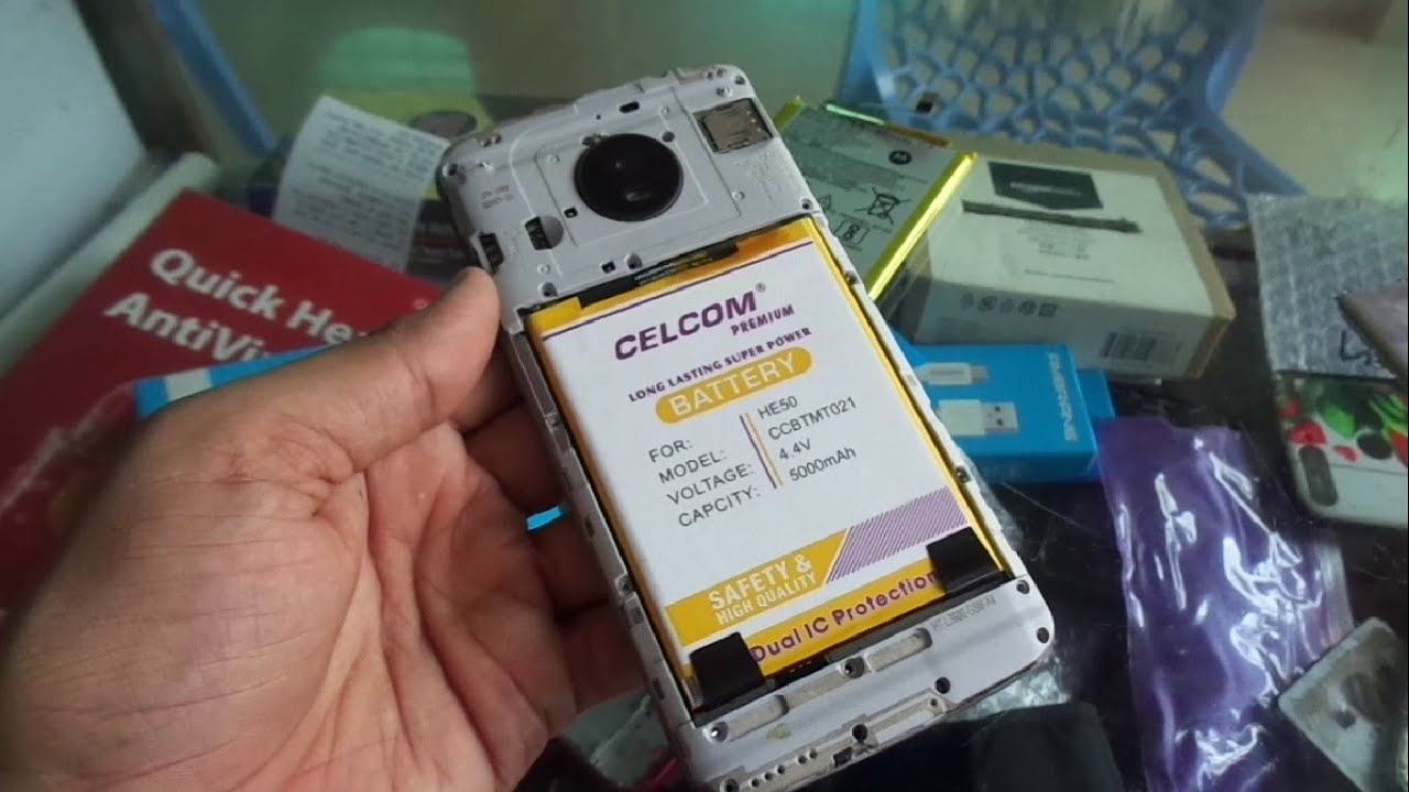 How to change / replace MOTO E4 PLUS battery and price. - YouTube
