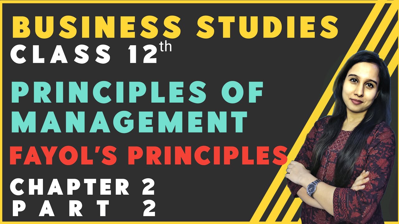 Principles of management | Fayol's Principles | Business studies ...