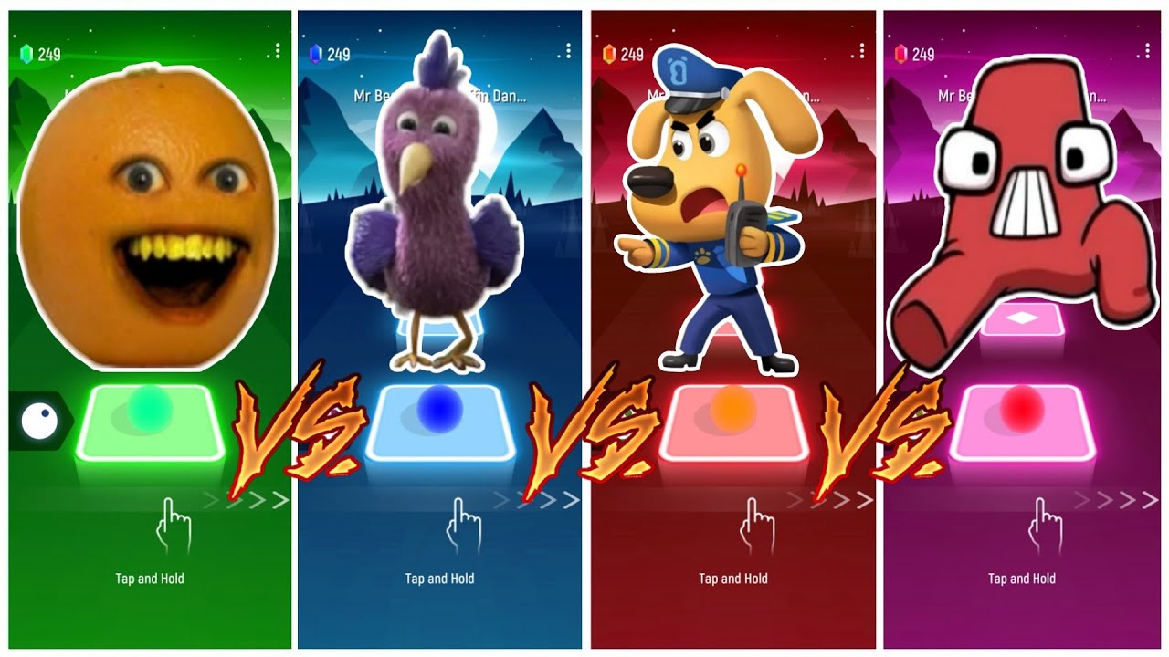 Opila Bird 🆚 Annoying Orange 🆚 Alphabet Lore 🆚 Sheriff Labrador. 🎶 Who ...