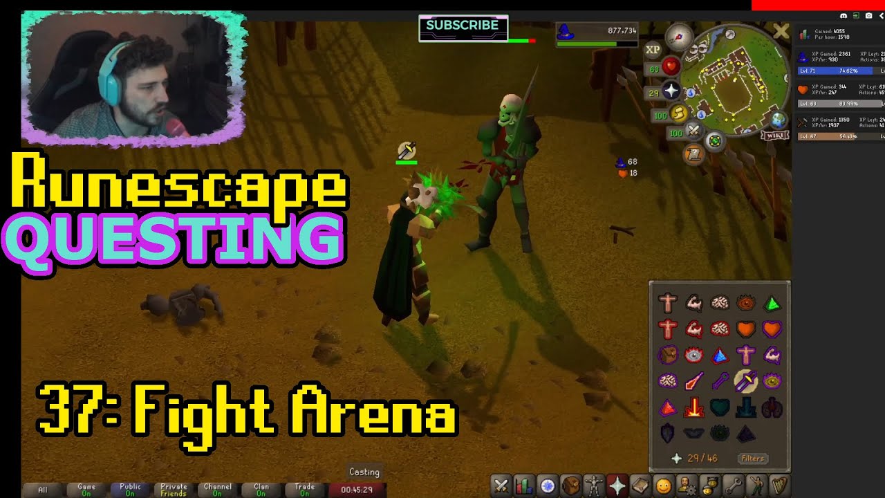 Runescape: 37 FIGHT ARENA - YouTube