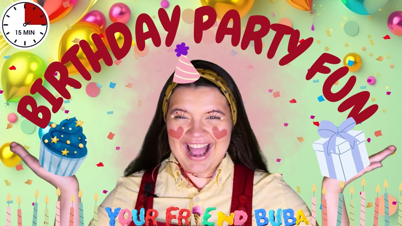 Birthday Party Song & Fun Preparations for Kids | Celebrate with Ms ...