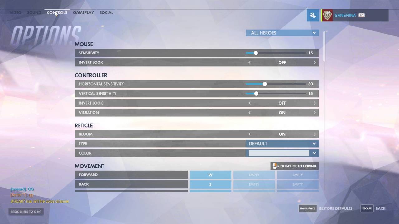 Overwatch Menu Bug - YouTube