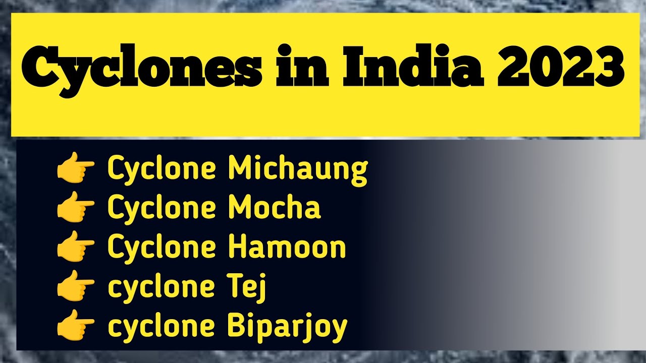 Cyclones in India 2023 । Current affairs 2023 । The Compendium। - YouTube