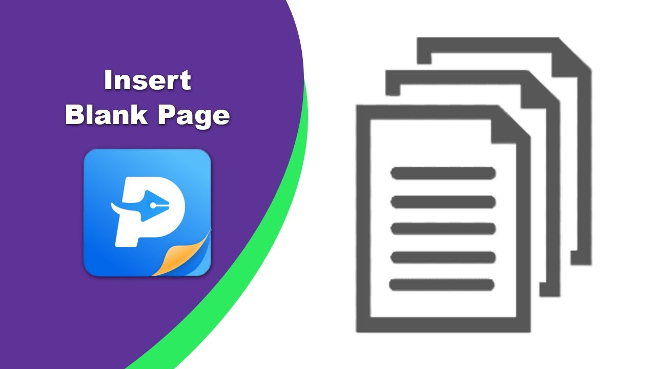 How to insert a new blank page in a pdf document using EaseUs PDF ...