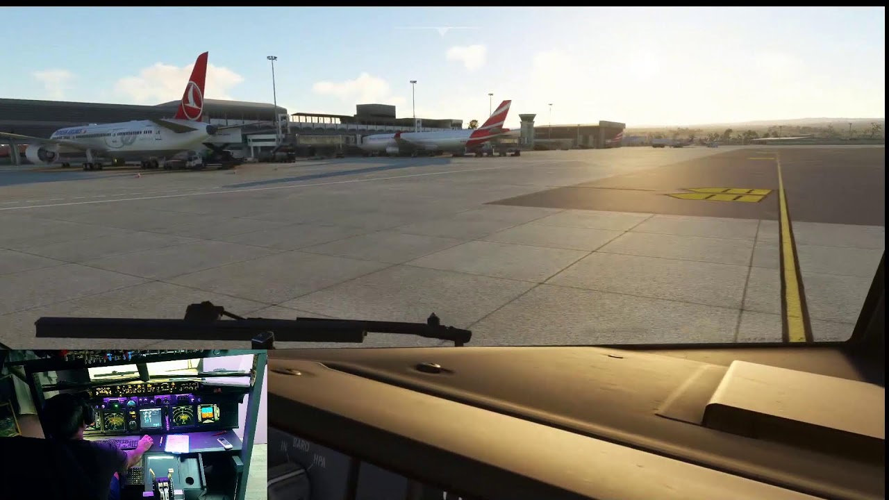 home cockpit 737 reunion/ maurice fs2020 - YouTube