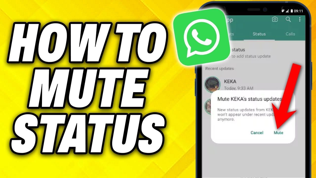 How To Mute Status on WhatsApp Latest Update 2024 - YouTube