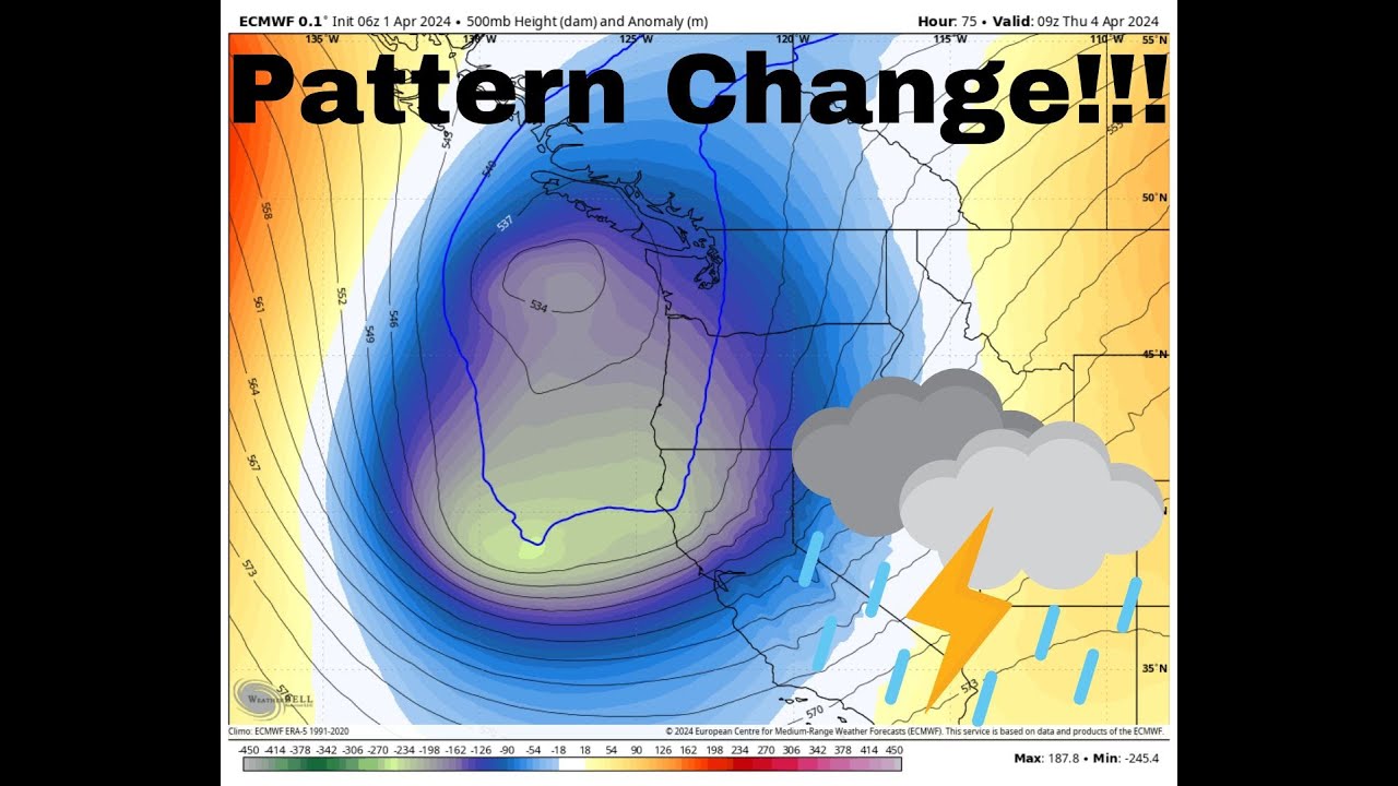 Pacific NW Weather Pattern Change! - YouTube