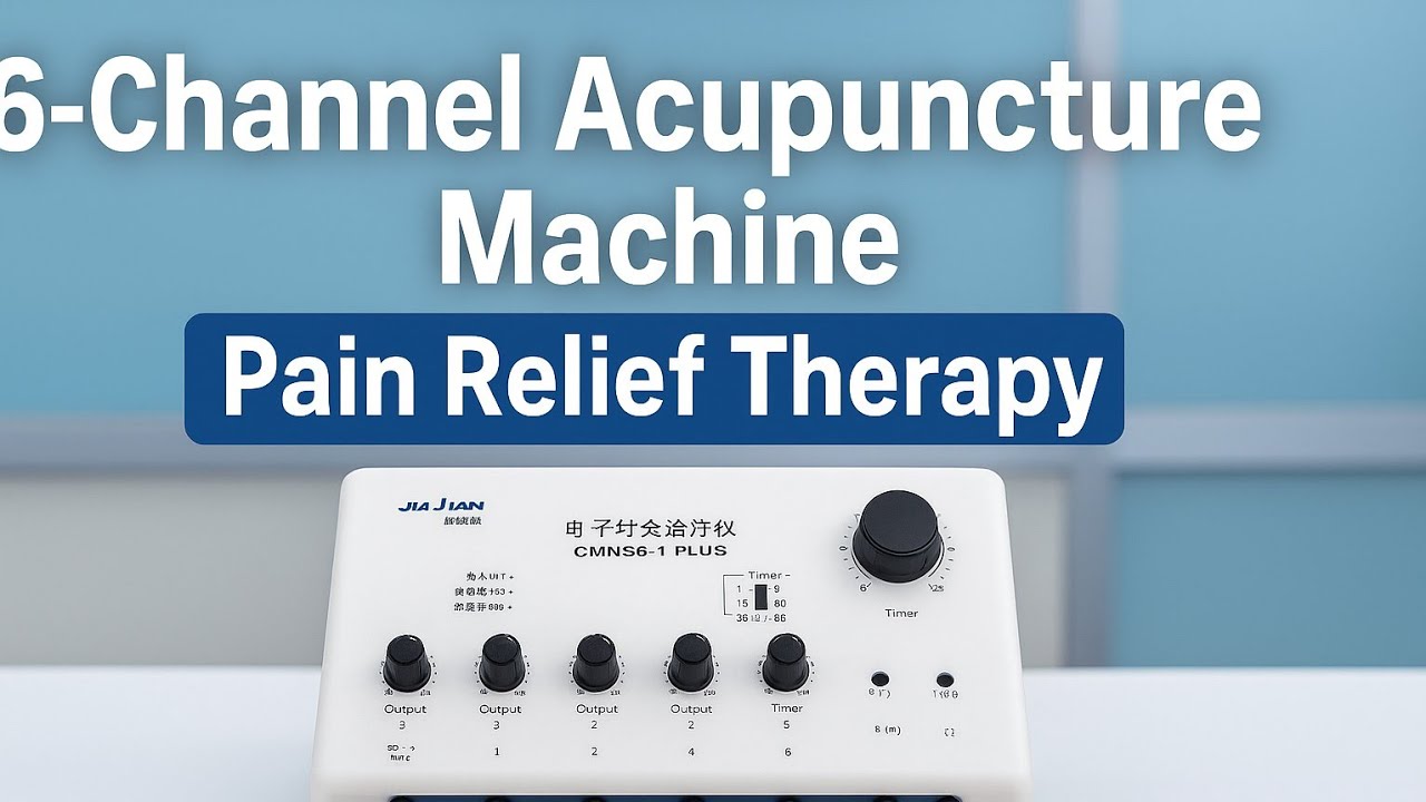 6-Channel Acupuncture Machine – Amazing for Pain Relief #acupuncture ...