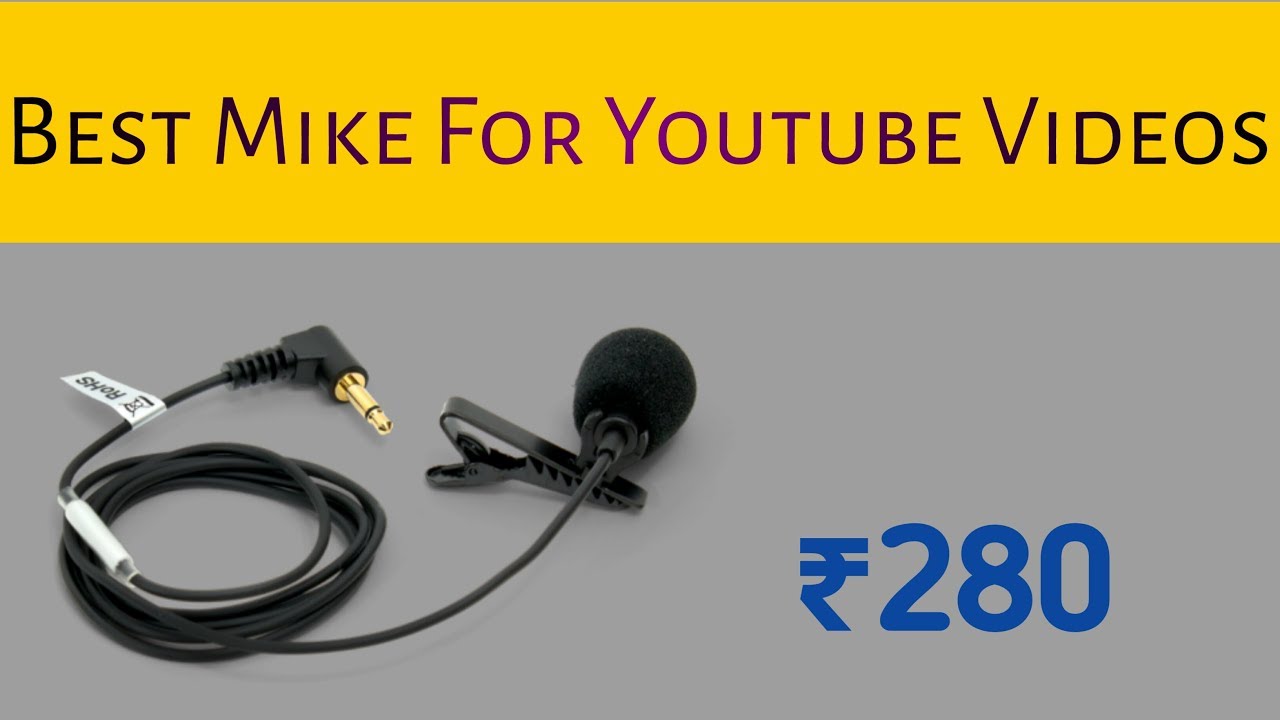 Cheap & Best Mike for Youtube Videos | Best Mike under ₹ 280 |Maono AU ...