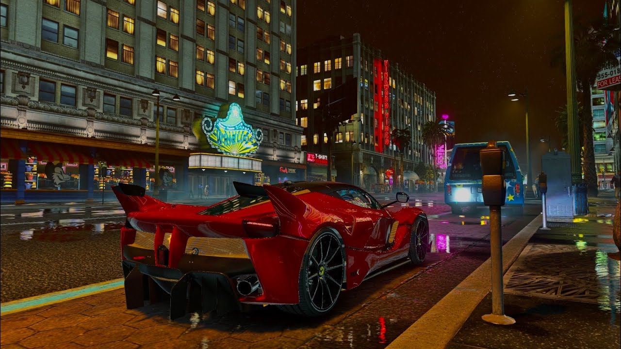 Grand Theft Auto V: Night mod 2022 | Natural Vision Remaster | Ultra ...