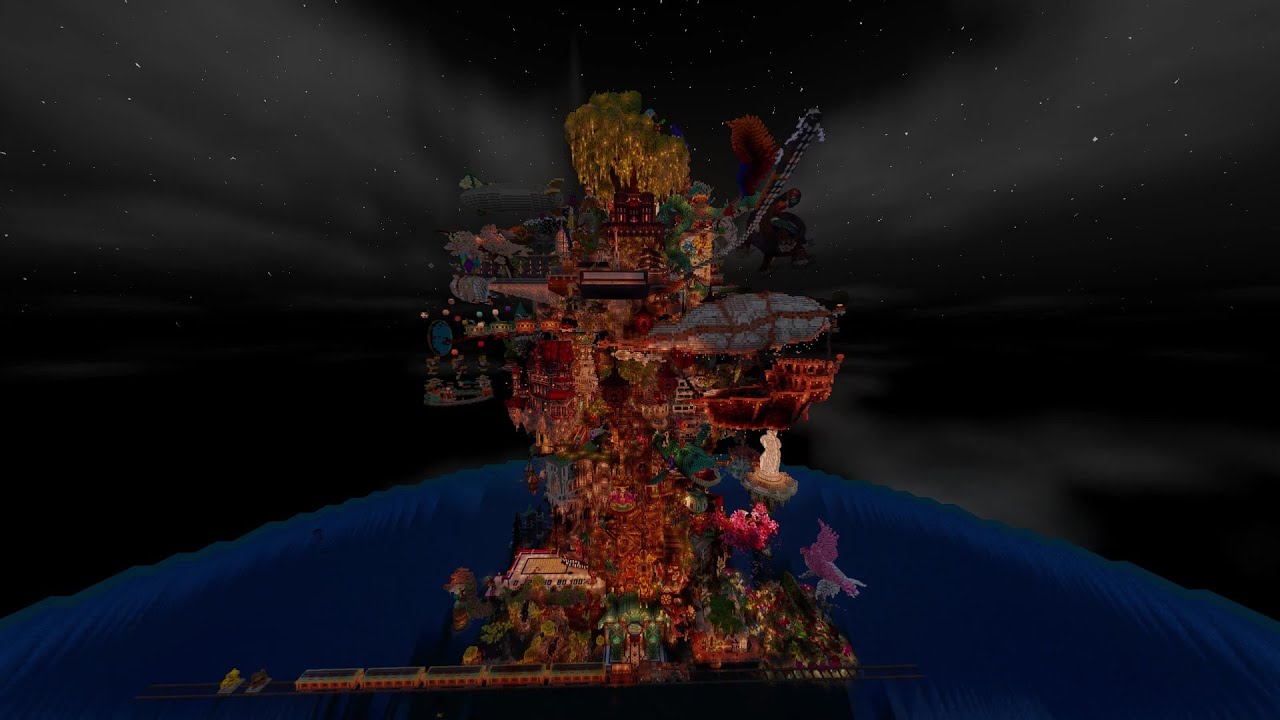 Community Minecraft build Tour - YouTube