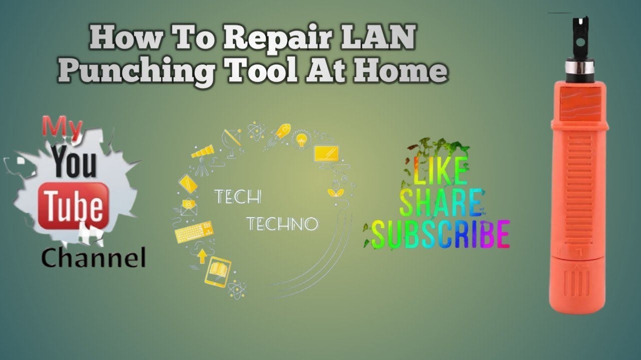 How To Repair LAN Punching Tool - YouTube
