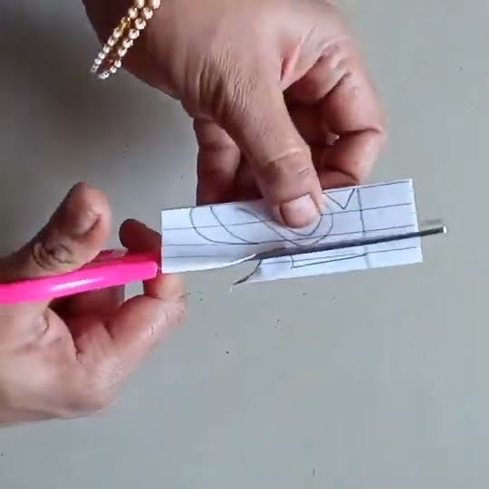 easy paper folding design. #craftideas - YouTube