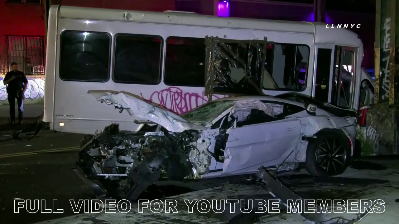 PREVIEW: Bus Runs Red Light, Crashes Aston Martin, Multiple Injured ...