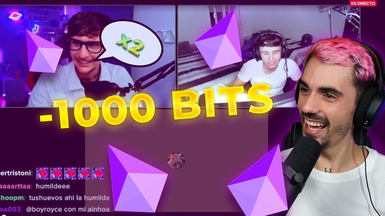 DONANDO BITS A STREAMER PEQUEÑOS - YouTube