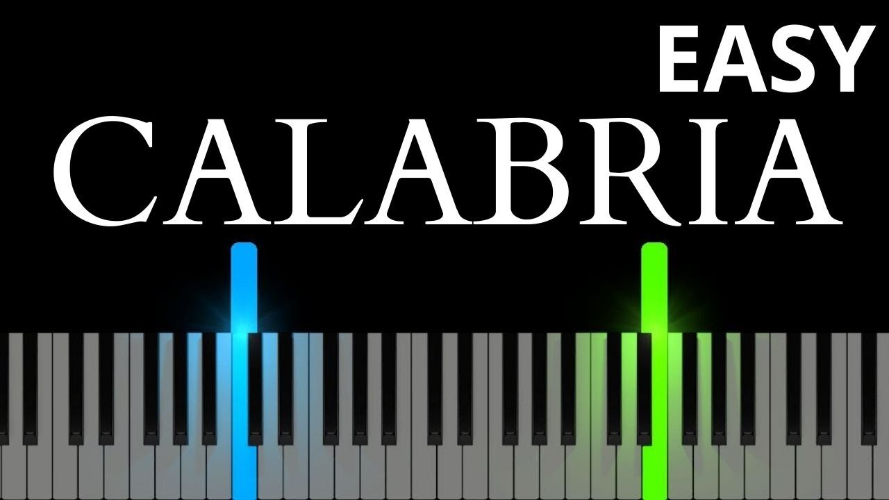 Alex Gaudino - Calabria (EASY Piano Tutorial) - YouTube