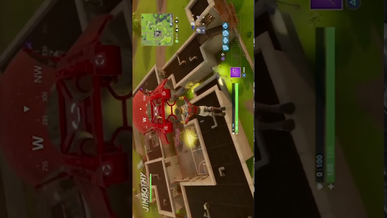 Destroying the Battle Bus in Fortnite - YouTube