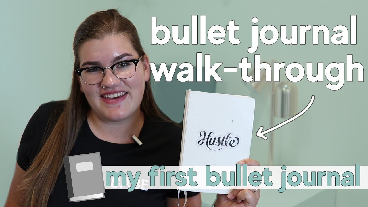 Look Through My First Bullet Journal | *Realistic* Bullet Journal Walk ...