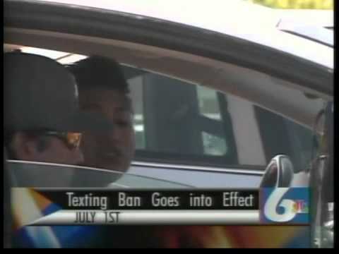 Texting While Driving Ban Goes Into Effect July 1 - YouTube