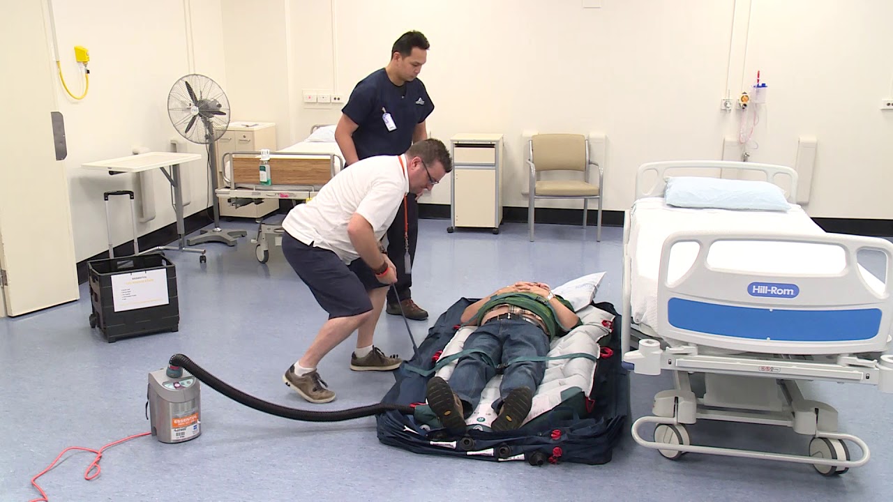 25 Hovermatt / Hoverjack - assist fallen patient - YouTube