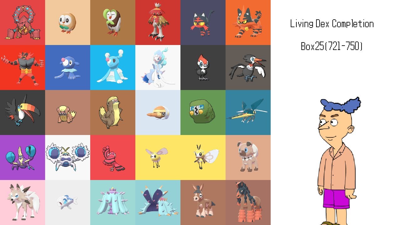 The GoAnimate Citizens assemble a Living Dex in Pokémon Home- Part 25 ...