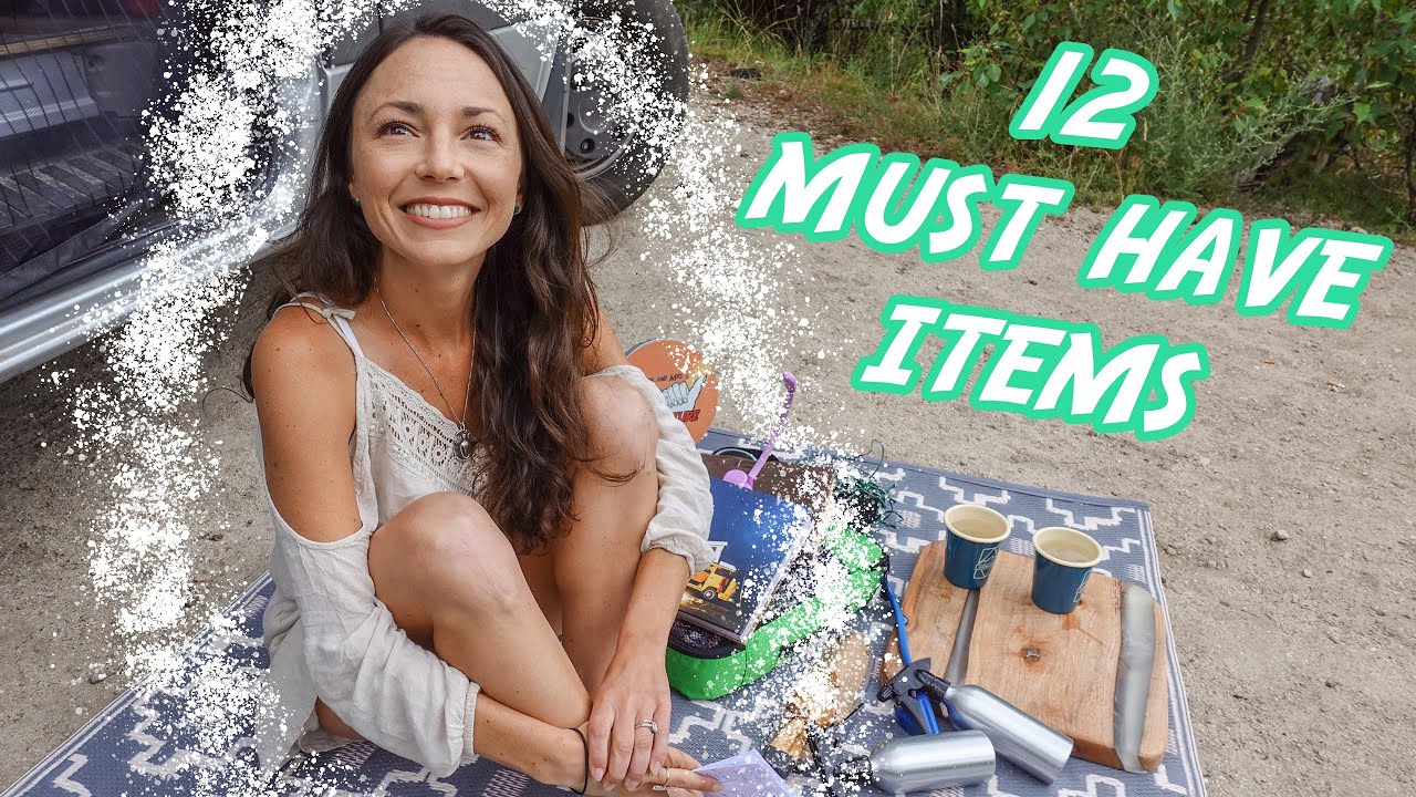 Van Life 101: 12 MUST-HAVE items for MINIMALIST Tiny House life - YouTube