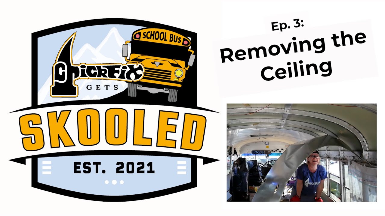 School Bus to Tiny Home Conversion, ep. 3: Removing the School Bus ...