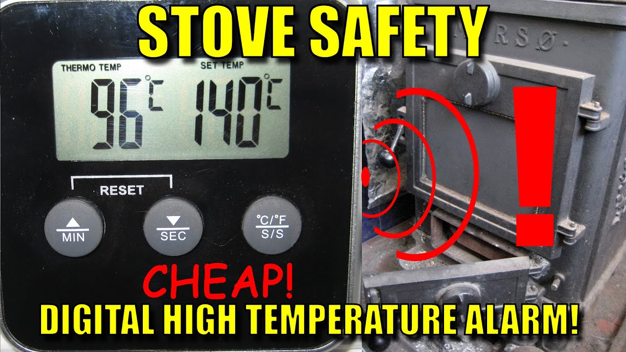 Stove Safety: A Cheap High Temperature Alarm for a Stove. - YouTube