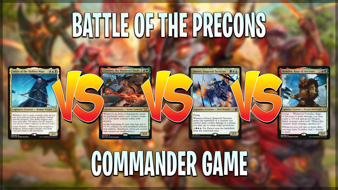 MTG PRECONSTRUCTED COMMANDER - Commander 2021 and Derevi - Magic the ...