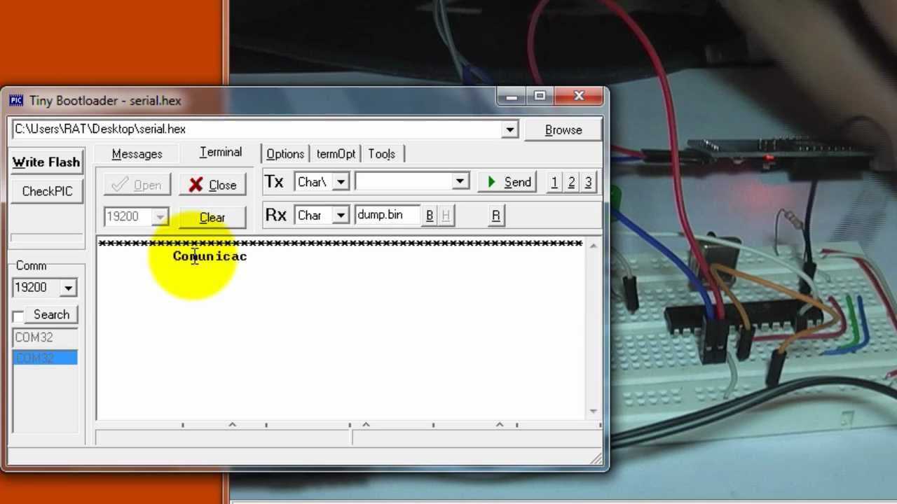 Tutorial PIC con Tiny Bootloader - YouTube