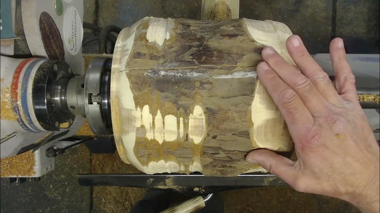 Woodturning - English Yew Hollow Form - Part 1 - YouTube
