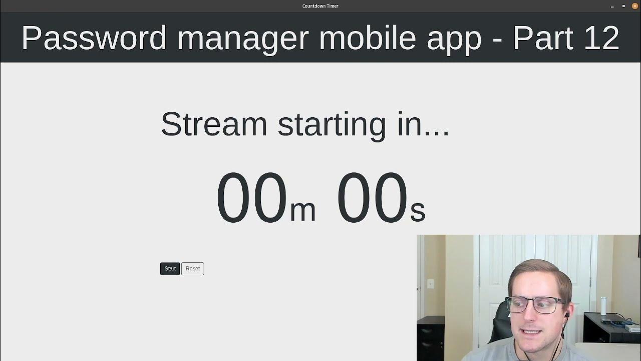 Building a password manager with React Native and Golang - Part 12 | Twitch Stream - YouTube