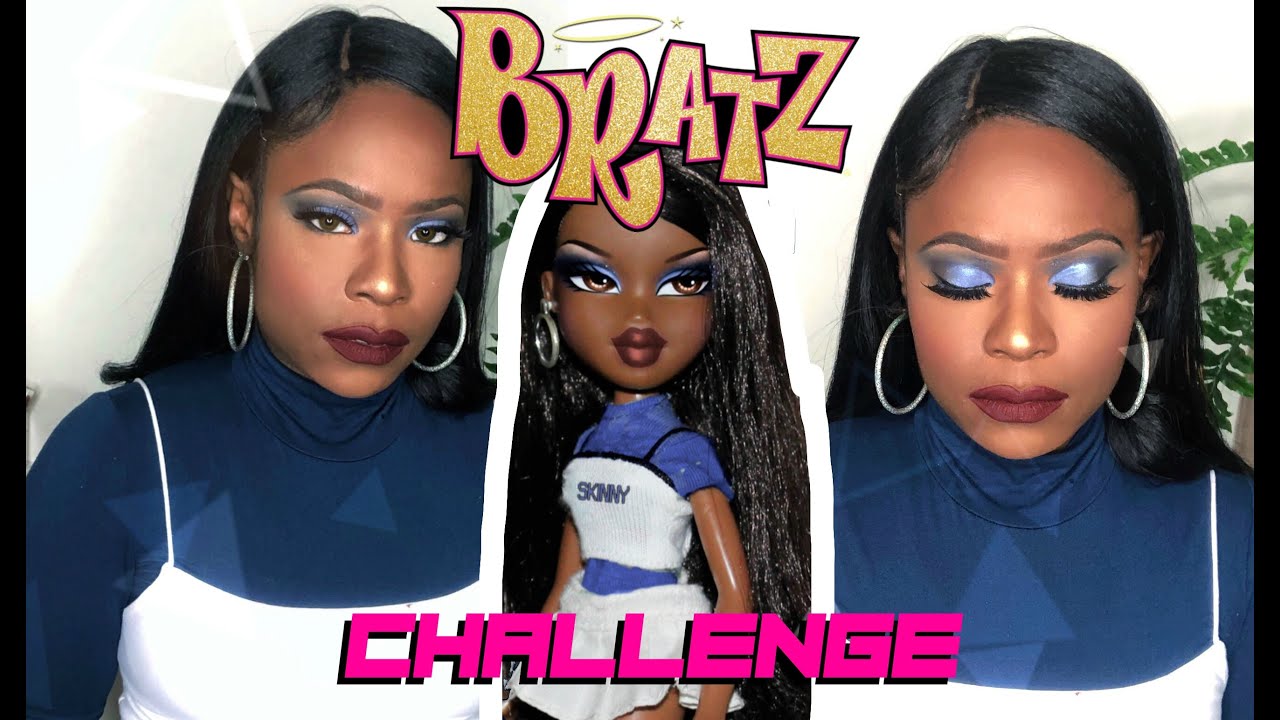 BRATZ CHALLENGE MAKEUP TUTORIAL | TURNING MYSELF INTO A BRATZDOLL - YouTube