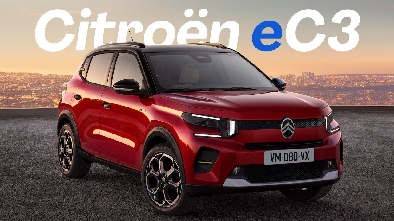 2024 Citroën eC3 | Exterior, interior, and driving scenes - YouTube