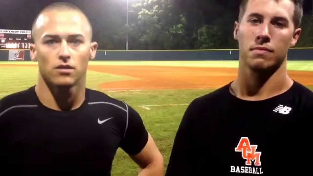 AUM Baseball: Postgame Interview with P.J. Leto and Trevor Sprowl - YouTube