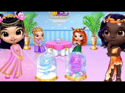 PRINCESS Enchanted Castle new update mini game nails art - YouTube