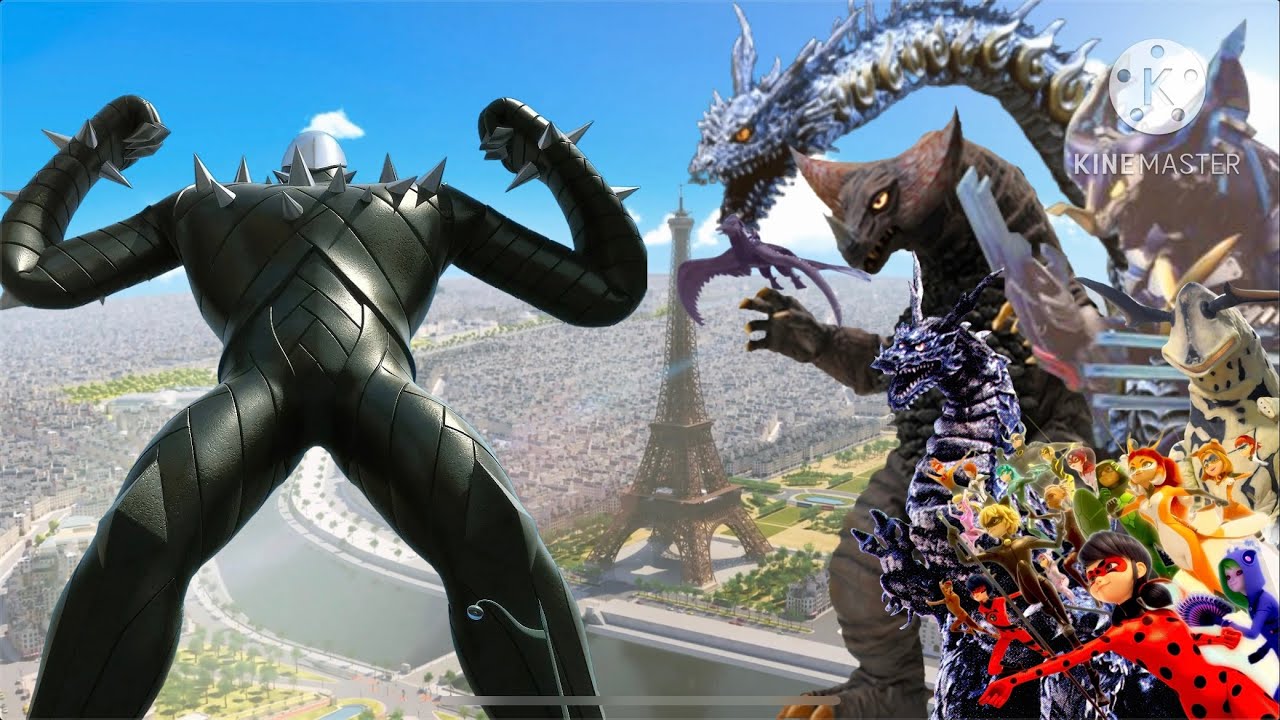 Miraculous ladybug and the ultra monsters vs strike back - YouTube