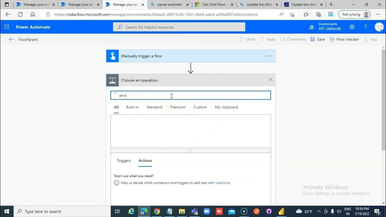 Lesson469-Power Automate Integration - Run Child Flow -Power Apps 1000 ...