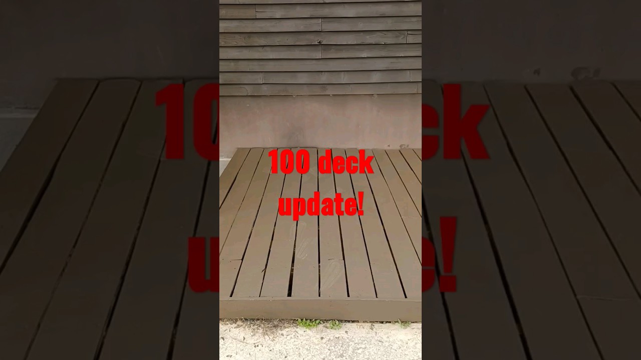 Great Choice for a temporary deck! # project # patio # drypour - YouTube