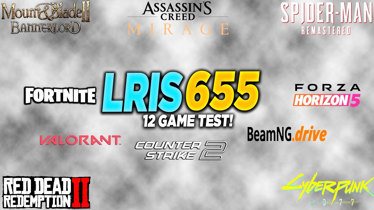 Iris Plus Graphics 655 + i5-8259U - 12 Game Test - YouTube