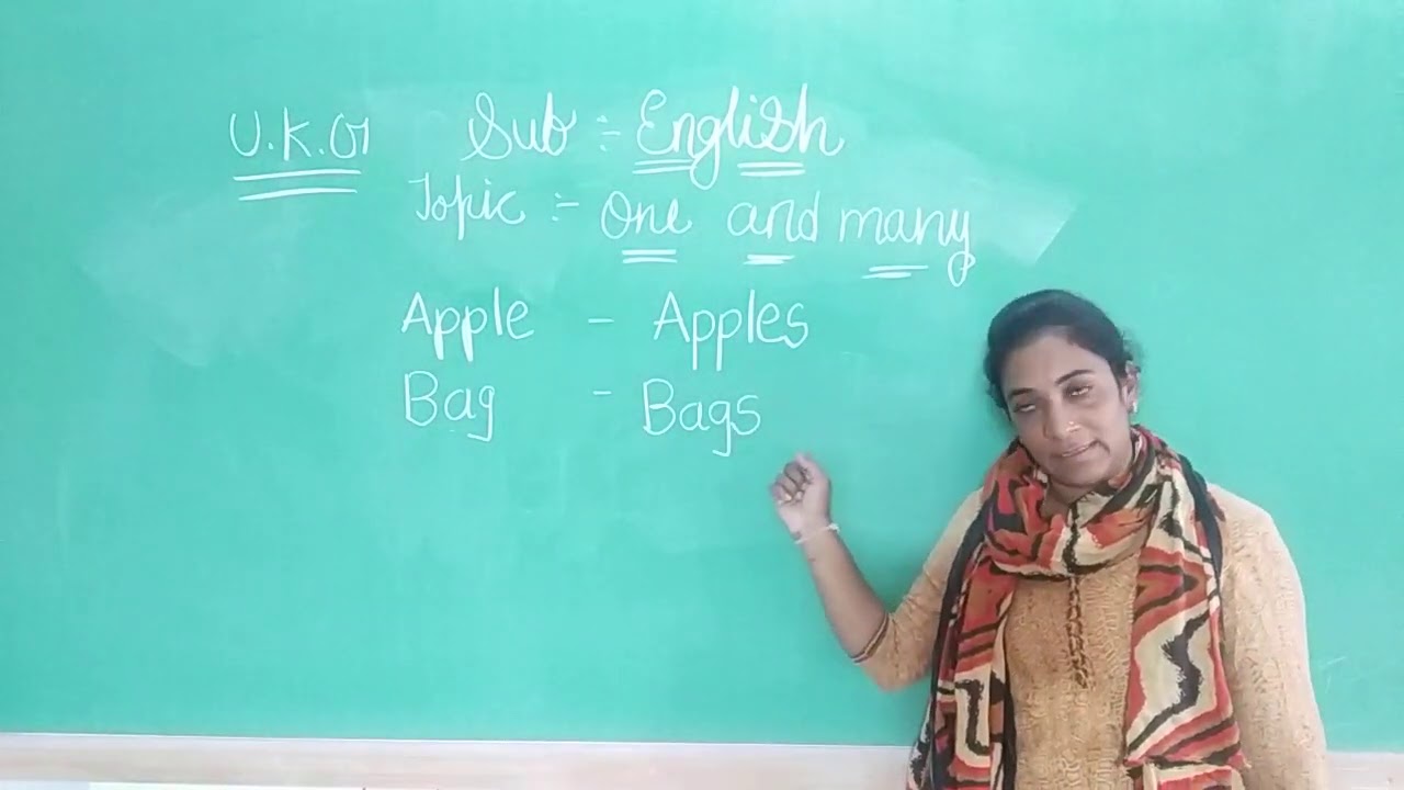 Class UKG EMS English Topic One and Many - YouTube