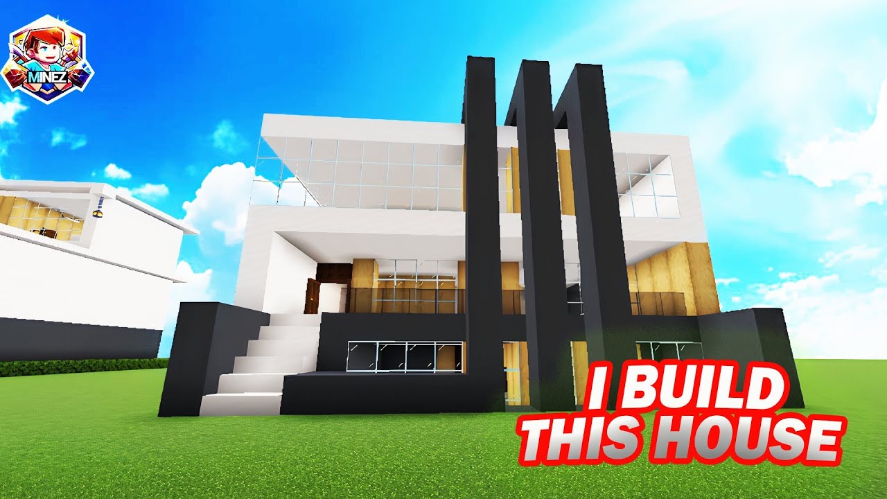 I Build This Beautiful House In MineCraft | MineZ - YouTube