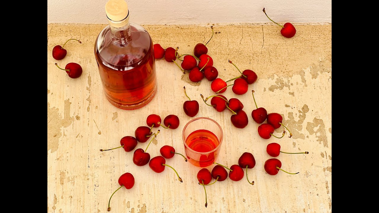 Romanian Cherry Liqueur Homemade Recipe - The Vișinată - YouTube