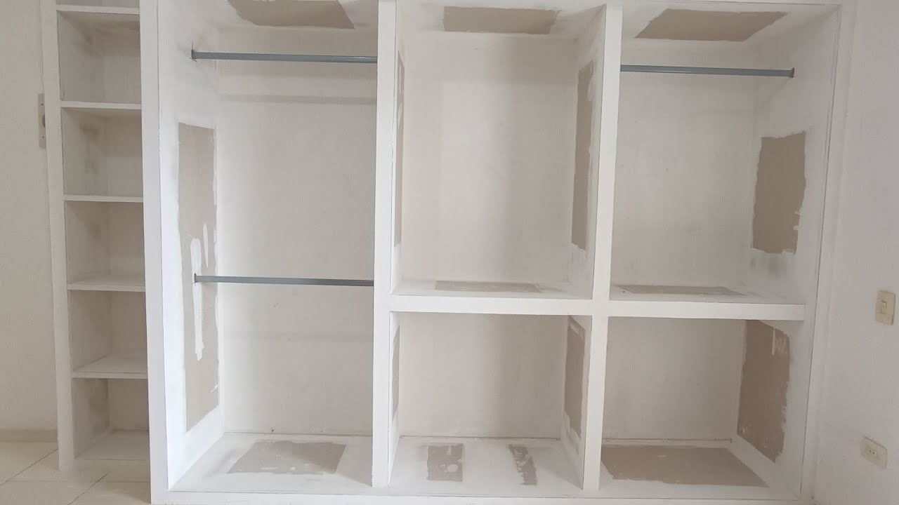 guarda roupa de drywall - YouTube