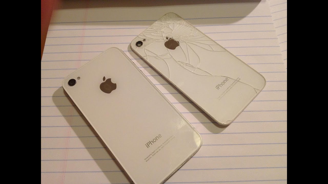 DIY iPhone 4 / 4S How to replace your cracked or damaged back plate ...